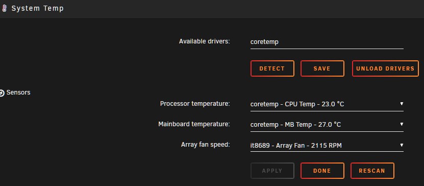 Unraid | CoolerControl